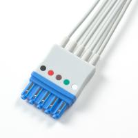 China Compatible ECG Leadwires For Datascope/Maquet/Getinge 5 Lead, Snap AHA for sale