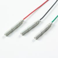 China Compatible ECG cable to Animal Din Type to Animal Grabber 3Lead for sale