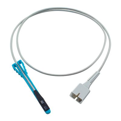 China Compatible N-ellcor 7Pin Short SpO2 Sensor Animal Rectal Non-Oxmax 1M for sale