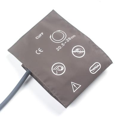 China Pediatric NIBP Cuff Single Tube 14-21.5cm TPU Cuff Brown M1572A 989803104151 for sale