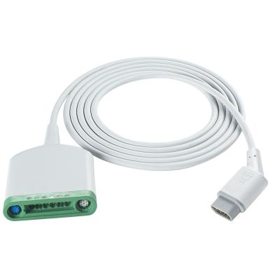 China Compatible for Multimed 6 Pod Patient Cable 3.5M 6Lead ECG with SpO2/Temperature/ECG Fucntion for sale