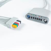 China Compatible for Drager Multimed 6Lead ECG Patient Cable 3.5M TPU Material for sale