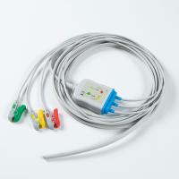 China 1m 3.0 Diameter Semi-finished ECG Cable 3Lead IEC Grabber Without Connector With 24 Months Shelf Life for sale