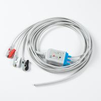 China ECG Parts 3 Lead AHA Grabber ECG Cable Assembly Durable Design 24 Months Shelf Life for sale