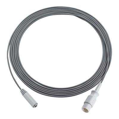 China Compatible Air Shield 3Pin to Female Mono Plug Connector Temperature Adapter Cable 3.0M for Hospitals and Medical Equipment for sale