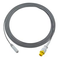 China Single Channel 2-Pin Connector Temperature Adapter Compatible with Mindray Datascope 0011-30-37391 for sale