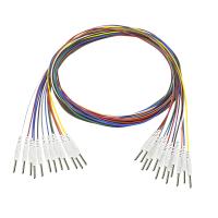 China Din 2.0 plug to 2.0mm Pin EEG Electrodes Plated nickel EEG Leadwires electroencephalograph Electrode for sale