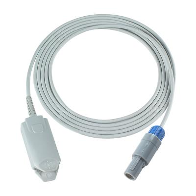 China Creative UP-7000 PC-3000 Adult Finger Clip SpO2 Sensor 9Pin 3.0M SpO2 Probe for sale