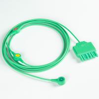 China Reusable ECG Leadwires Drager Sie-mens Monolead 3Lead IEC Snap MS14555 ECG Leadwires for sale