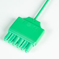China Reusable ECG Leadwires Drager Sie-mens Monolead 3Lead IEC Snap MS14555 ECG Leadwires for sale