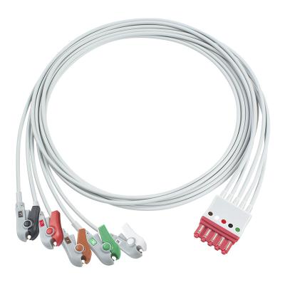 China P-hilips M1978A M1976A 989803125881 ECG Leadwires 5 Lead Cable Lead wire IEC Clip MP 40 IntelliVue M1167A  MRx for sale