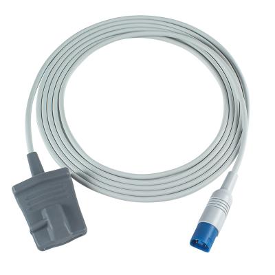 China Sping 8Pin Adult Soft Tip SpO2 Sensor 3.0M for sale