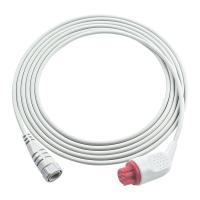 China Datex IBP Adapter Cable 10Pin to Utah Connector 3.5M Grey TPU for sale
