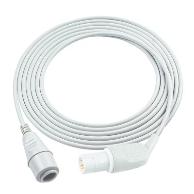 China Drager IBP Adapter Cable 7Pin to EDWARD 3.5M Grey TPU for sale