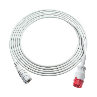 China Zoncare IBP Adapter Extension Cable 8pin To Edward Argon BD Abbott BB PVB Utah Medex Mindray Connector for sale