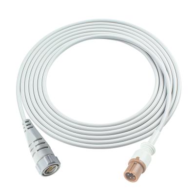 China Latex-free Reusable IBP Adapter Cable with Anti-interference for Contec Patient Monitor for sale