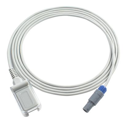 China High-Performance Reusable SpO2 Sensor Extension Cable 6Pin for 3F Devices for sale