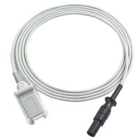 China Baxter ASAT SpO2 Sensor Cable 7pin to DB9 Connector Simed S-100 S-100e S-50 SpO2 Adapter Extension Cable for sale