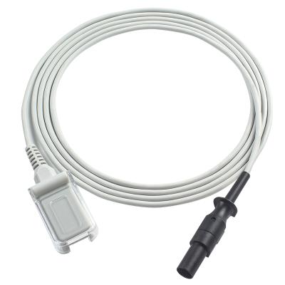 China Baxter ASAT SpO2 Sensor Cable 7pin to DB9 Connector Simed S-100 S-100e S-50 SpO2 Adapter Extension Cable for sale
