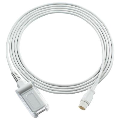 China Schiller ODM Bruker SpO2 Sensor Cable SpO2 Adapter Cable Ma-simo Tech 8Pin to DB9 connector for sale