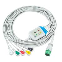 China Biosys 12Pin ECG Cable and leadwires  6pin BT-770 ECG cable for sale