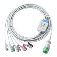 China Fukuda Denshi CI-700E-5 ECG EKG Cable 12Pin Dynascope DS-7100 DS-7000 DS-7200 DS-7300 for sale
