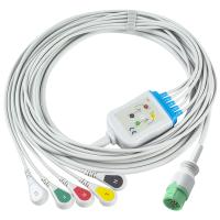 China Fukuda Denshi CI-700E-5 ECG EKG Cable 12Pin Dynascope DS-7100 DS-7000 DS-7200 DS-7300 for sale