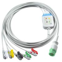 China Fukuda Denshi CI-700E-5 ECG EKG Cable 12Pin Dynascope DS-7100 DS-7000 DS-7200 DS-7300 for sale