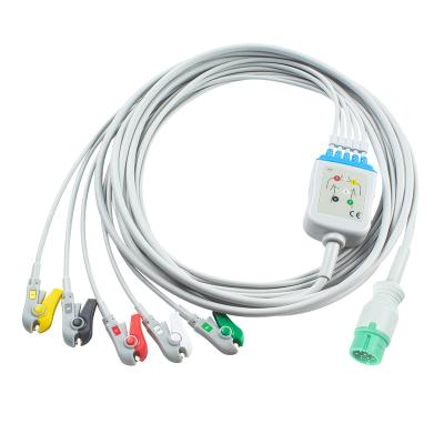 China Yonker IE12 9PIN ECG Cable and leadwires for sale