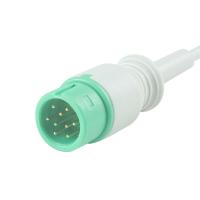 China Yonker IE12 9PIN ECG Cable and leadwires for sale