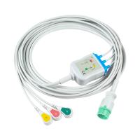 China MDK MED KB15A 6Pin ECG Cable and leadwires for sale