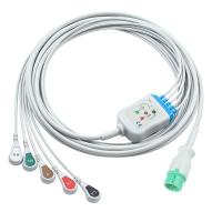 China Yonker IE12 E12 E12S 9Pin Multi-Parameter Monitor ECG Cable 6Pin ECG Cables and Leadwires for sale
