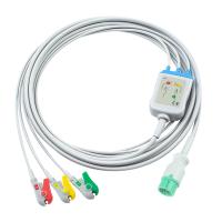 China Yonker IE12 E12 E12S 9Pin Multi-Parameter Monitor ECG Cable 6Pin ECG Cables and Leadwires for sale