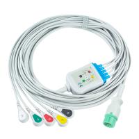 China Yonker IE12 E12 E12S 9Pin Multi-Parameter Monitor ECG Cable 6Pin ECG Cables and Leadwires for sale
