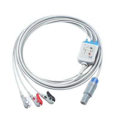 China Huntleigh 8Pin Multi-Parameter Monitor Smartsigns Compact 300 500 ECG Cable ECG Cables and Leadwires for sale