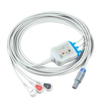 China Huntleigh 8Pin Multi-Parameter Monitor Smartsigns Compact 300 500 ECG Cable ECG Cables and Leadwires for sale