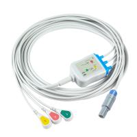 China Huntleigh 8Pin Multi-Parameter Monitor Smartsigns Compact 300 500 ECG Cable ECG Cables and Leadwires for sale