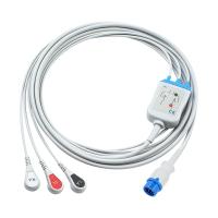 China Innomed Cardio-Aid CA360-B defibrillator 12Pin ECG EKG Cable and Leadwires 3Lead for sale