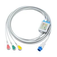 China Innomed Cardio-Aid CA360-B defibrillator 12Pin ECG EKG Cable and Leadwires 3Lead for sale