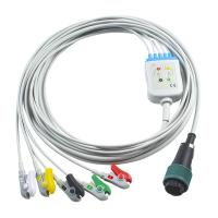 China Saadat 6pin 8pin one piece ECG Cable and leadwires for sale