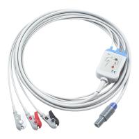 China Samsung 7pin 3Lead one piece ECG Cable and leadwires for sale
