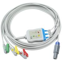 China Samsung 7pin 3Lead one piece ECG Cable and leadwires for sale