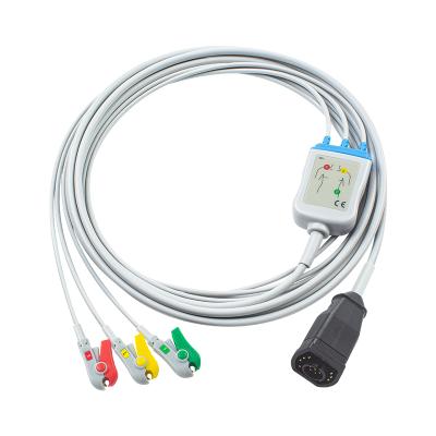 China Zoll 15Pin one piece ECG Cable and leadwires for sale