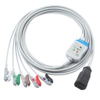 China Zoll 15Pin one piece ECG Cable and leadwires for sale