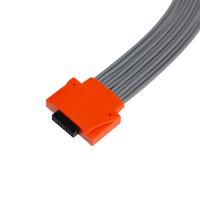 China Compatible Cardioline Walk400h Clickholter NG 5 7 Lead TPU Material IEC Color Coding ECG Holter Cable for sale