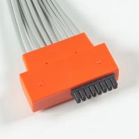 China Compatible Cardioline TouchECG HD+ 10 Lead Holter ECG Cable with TPU Material and IEC Color Coding for sale