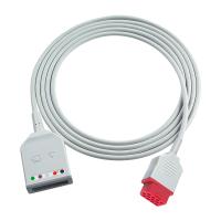 China Bionet 12Pin BM3 BM5 3 5Lead ECG Trunk Adapter Cable Euro Style with Drager ECG Extension Cables for sale