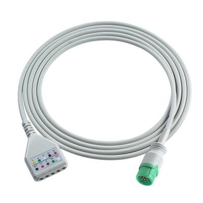 China Fukuda Denshi DS8 Series Din style ECG Trunk Cable for sale