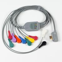 China Compatible 10 Lead LEPU Creative TH12 ECG EKG Holter Cables Holter ECG EKG Cable and Leadwires Snap for sale