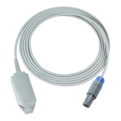 China Triton MPR6-03 SpO2 Sensor Digital Tech 7Pin Adult Finger Clip SpO2 Probe for sale